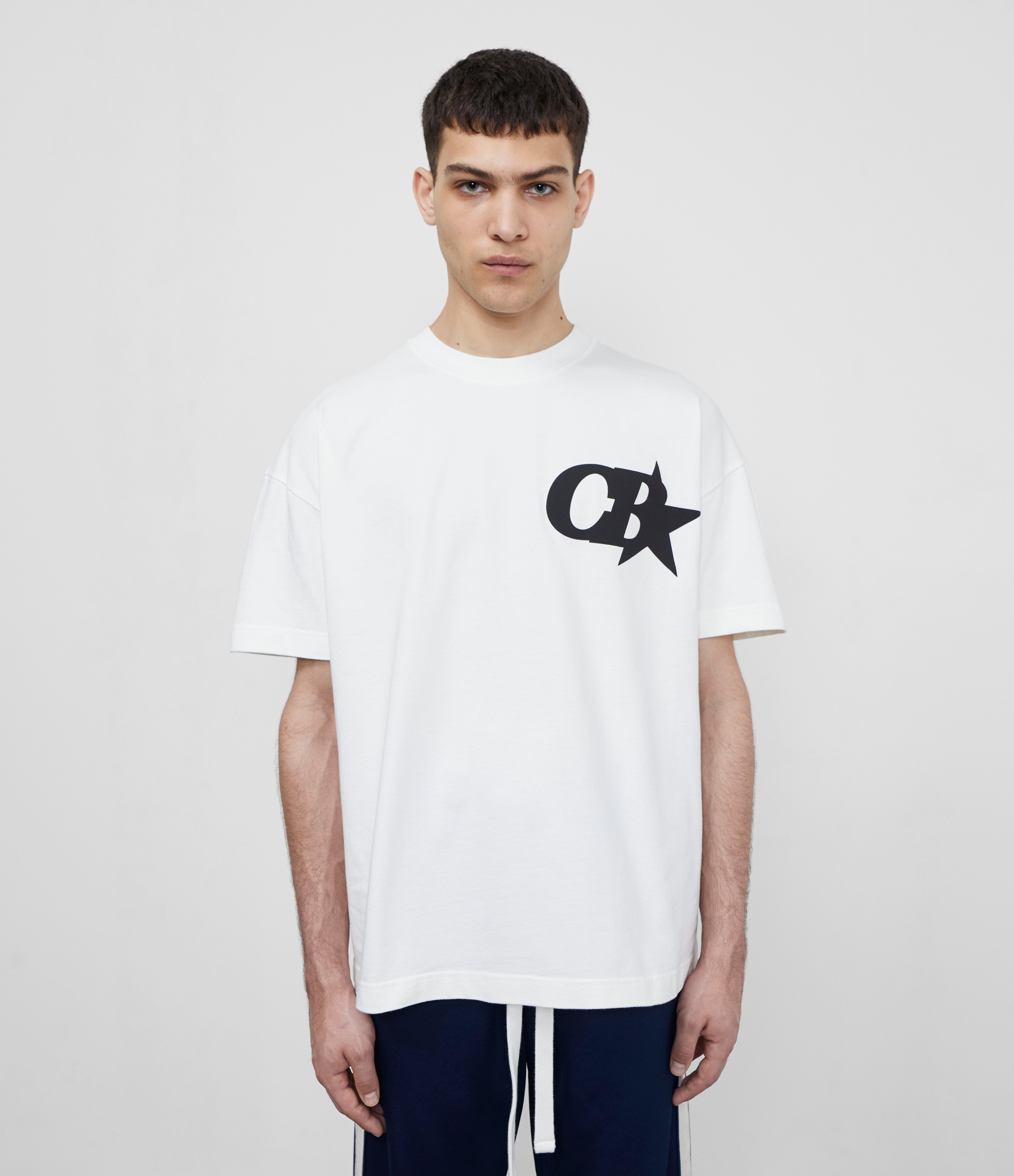 Cole Buxton | CB Star T-Shirt | Mens | Cotton | Vintage White