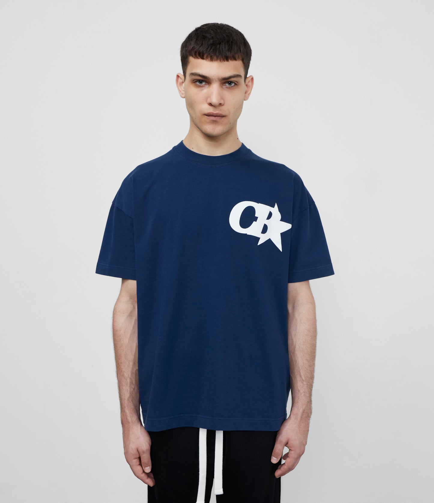 Cole Buxton | CB Star T-Shirt | Mens | Cotton | Navy Blue
