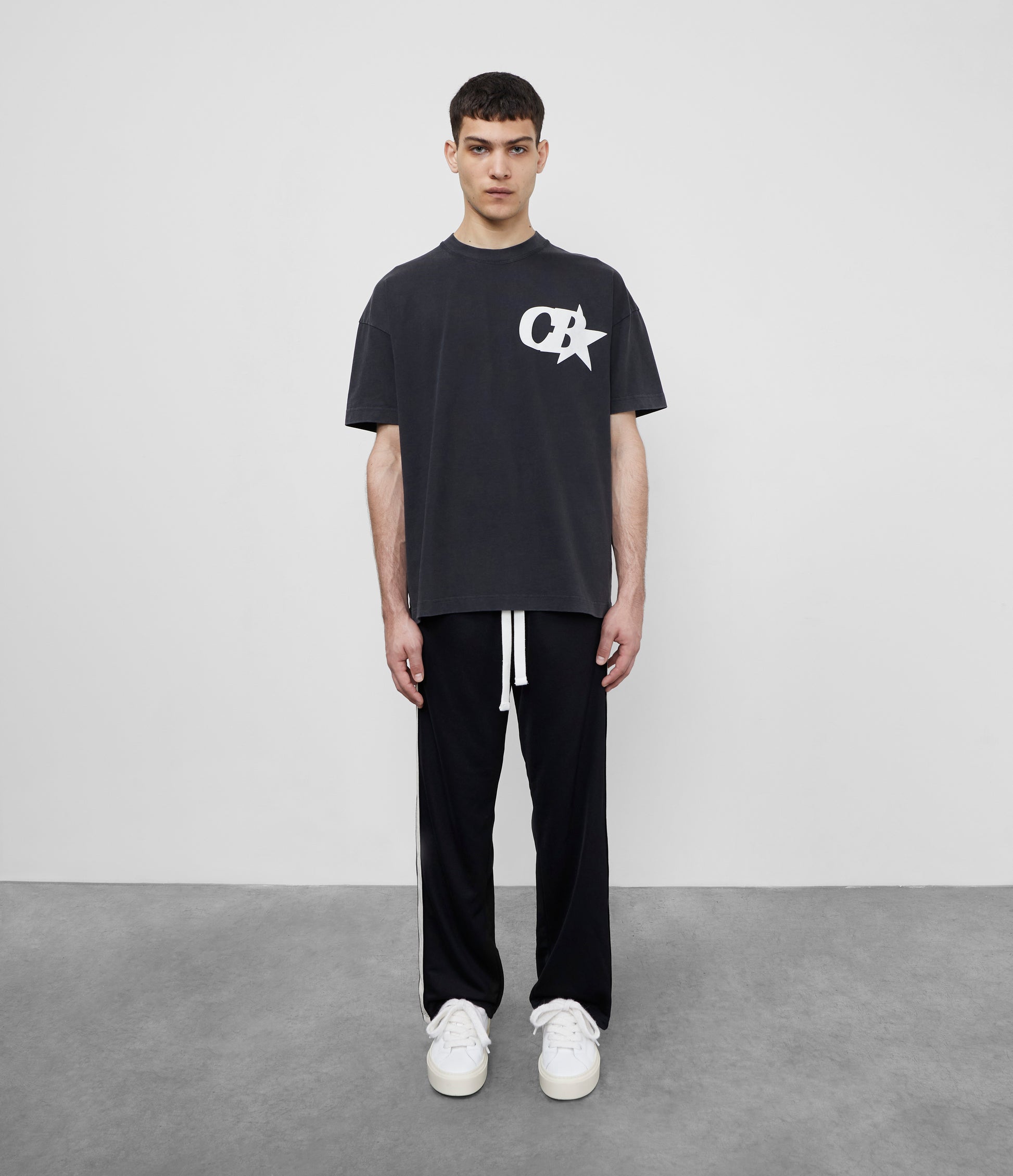 Cole Buxton | Classic Track Pants | Unisex | Interlock Polyester | Black