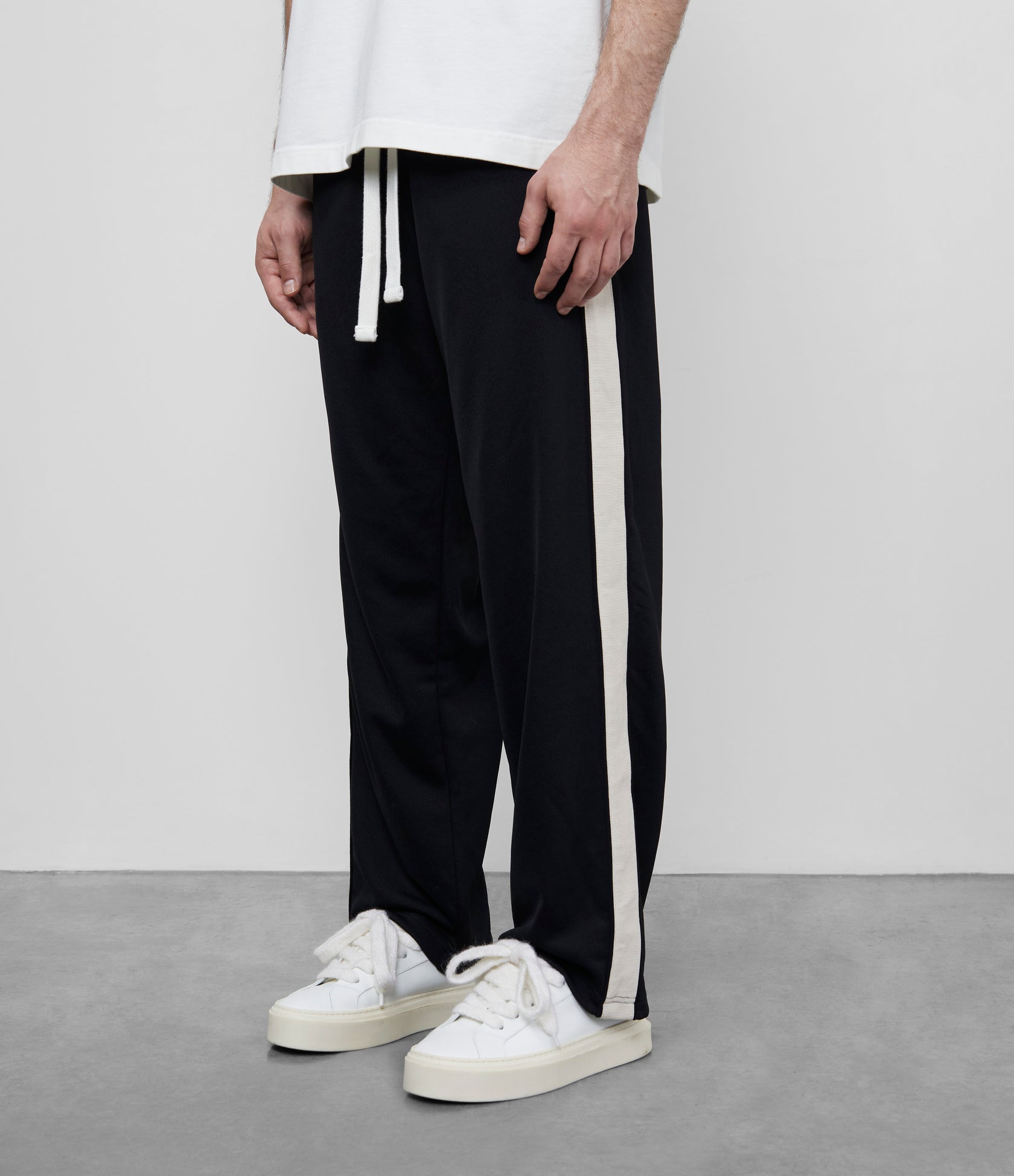 Cole Buxton | Classic Track Pants | Unisex | Interlock Polyester | Black