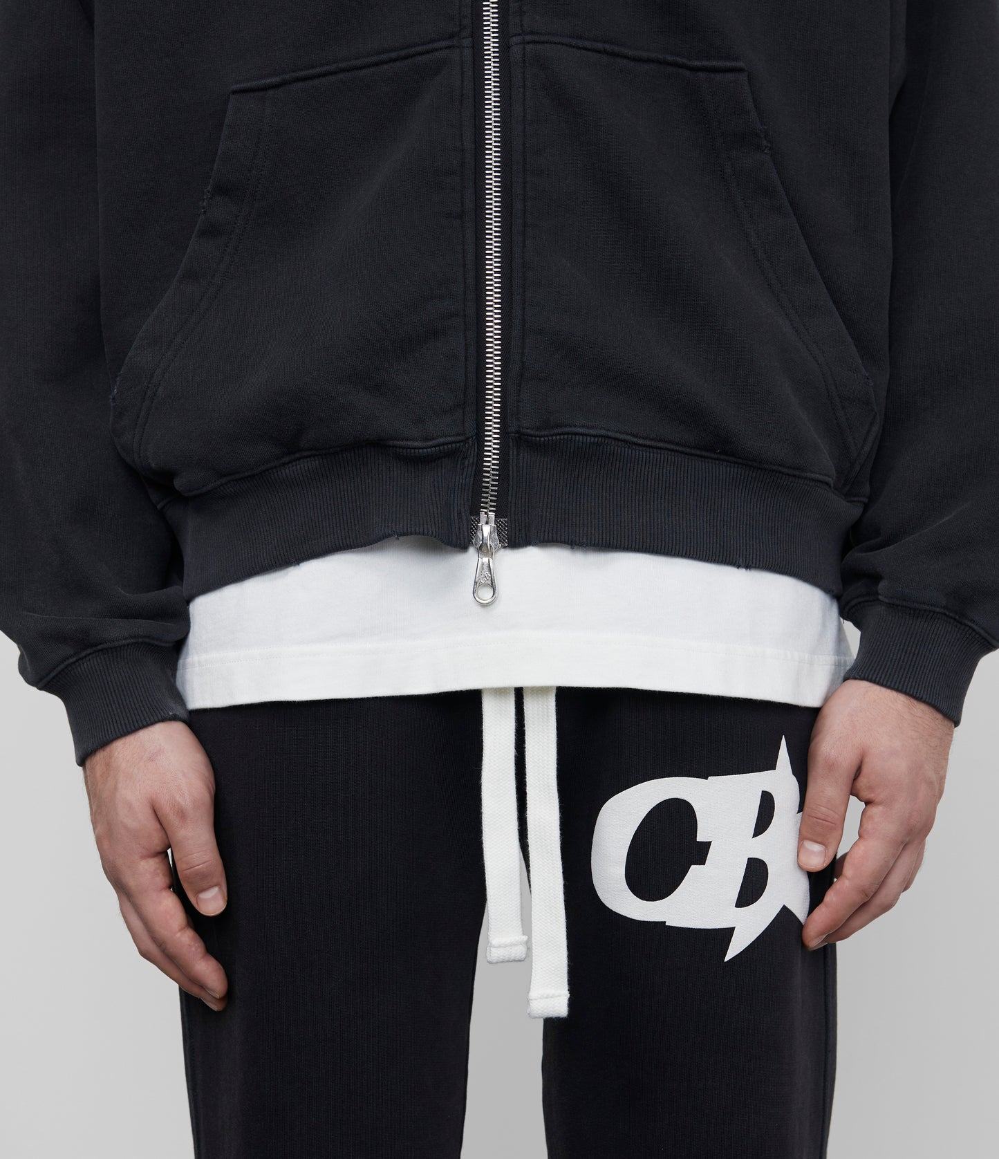 Cole Buxton | CB Star Zipped Hoodie | Mens | Heavyweight | Cotton ...