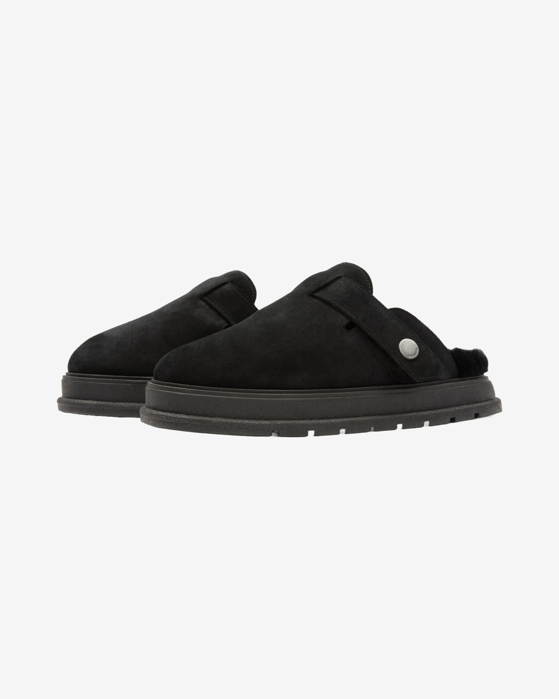 Cole Buxton | Mule | Mens | Cow Suede | Black