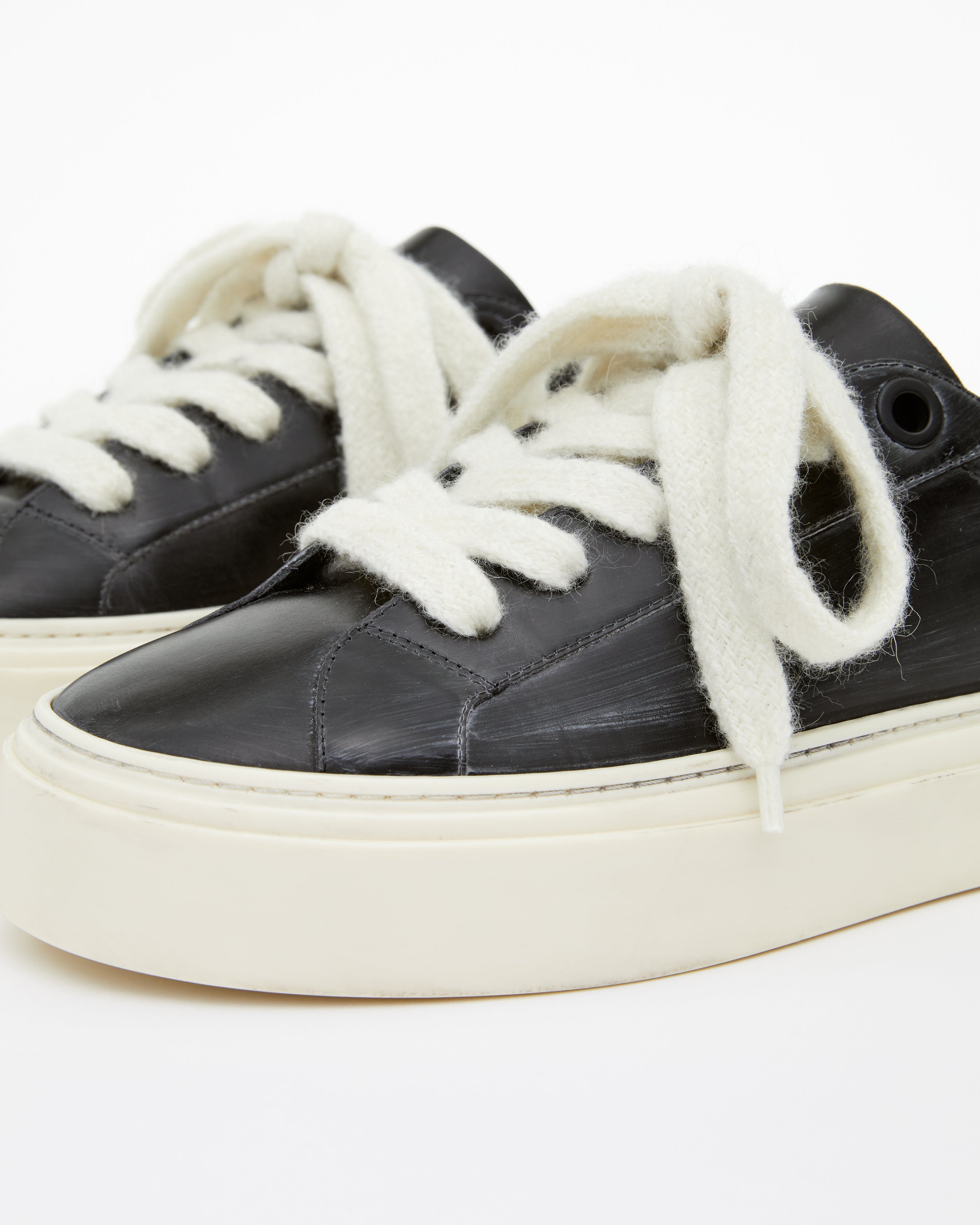 Cole Buxton | Wilson Sneaker | Mens | Italian Leather | Vintage Black