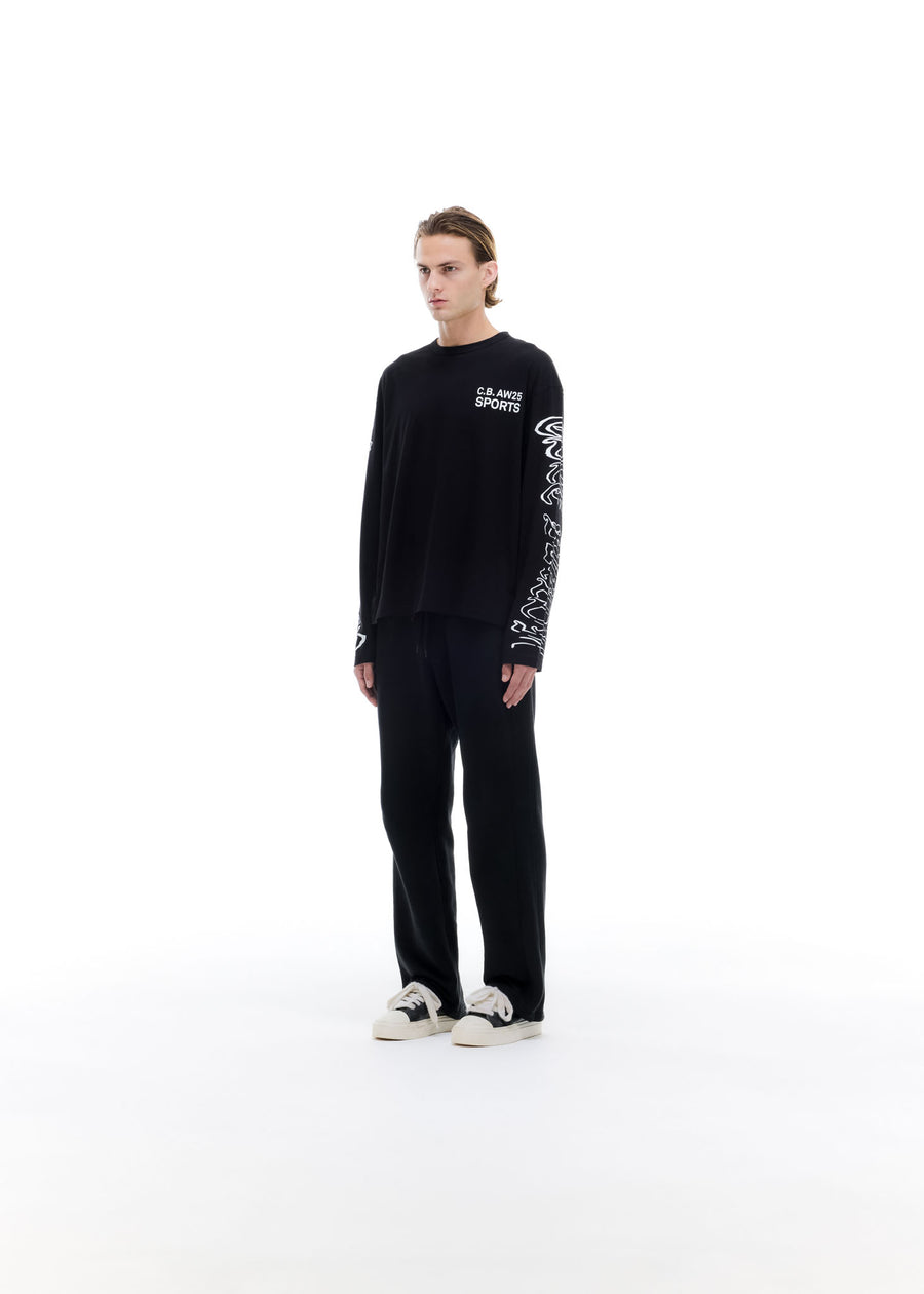 BLACK LETTER CLUB LONG SLEEVE – Cole Buxton