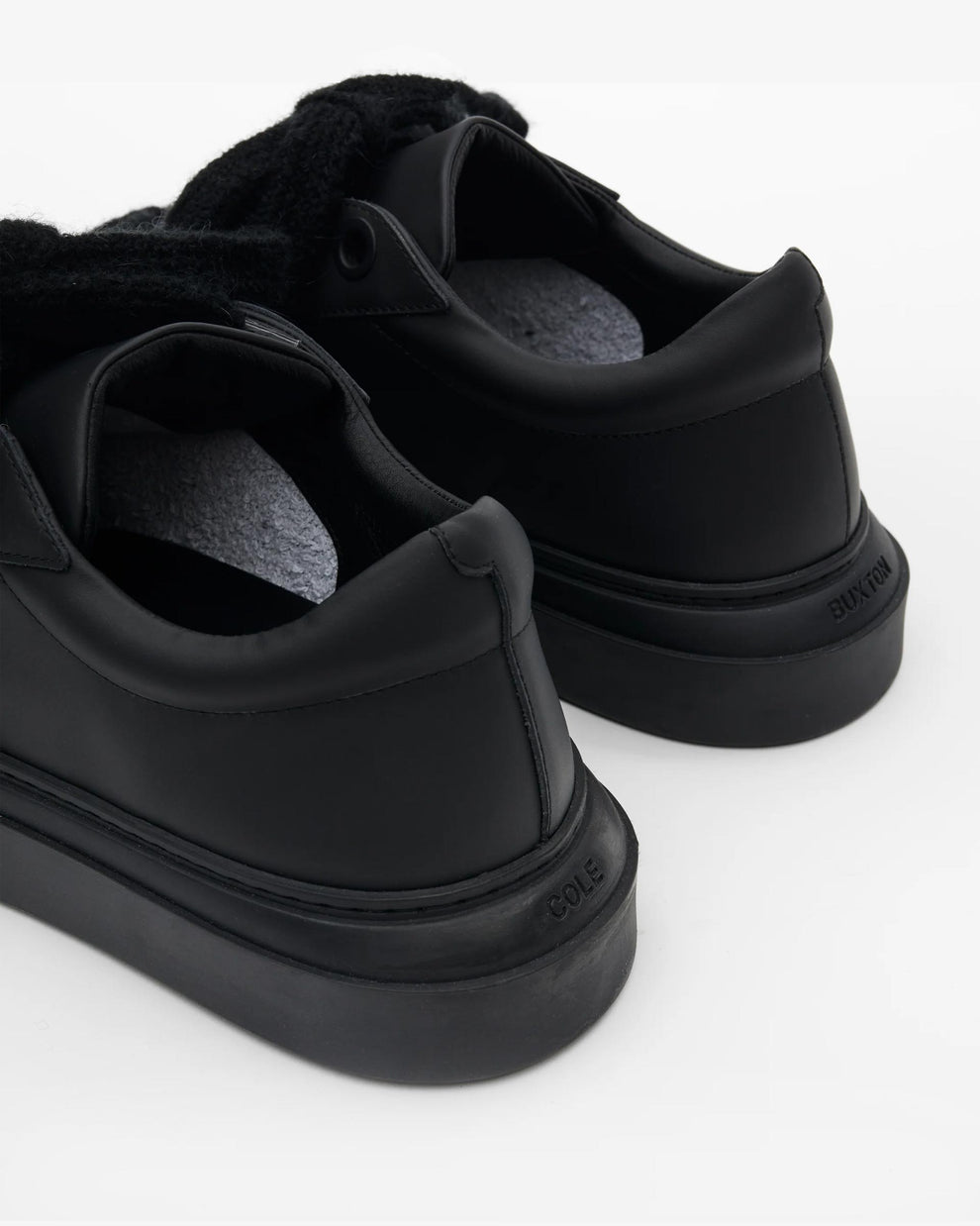 Cole Buxton | Wilson Sneaker| Mens | Italian Leather | Vintage Black